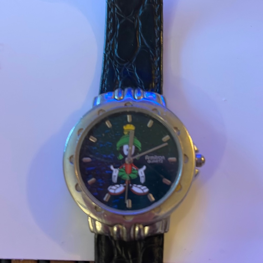 Marvin The Martian Warner Bros Watch Used Unisex 1994 - Gem
